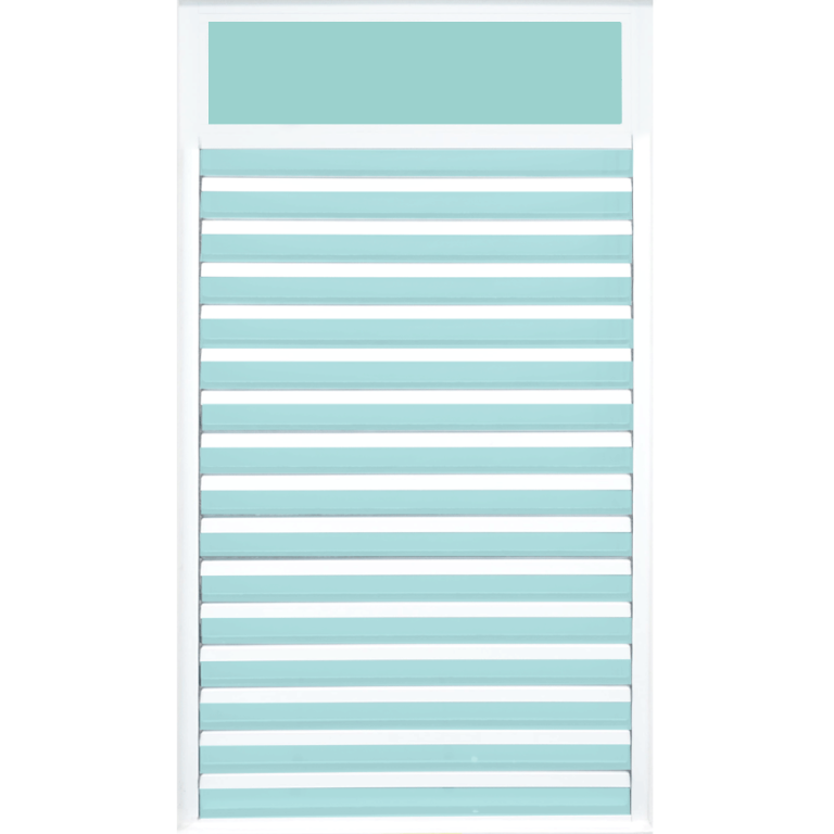 Ventana de Lama 3″ Old San Juan en Aluminio Blanco – MG Inter / Space