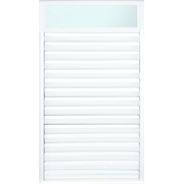 Ventana de Lama 3″ Old San Juan en Aluminio Blanco – MG Inter / Space