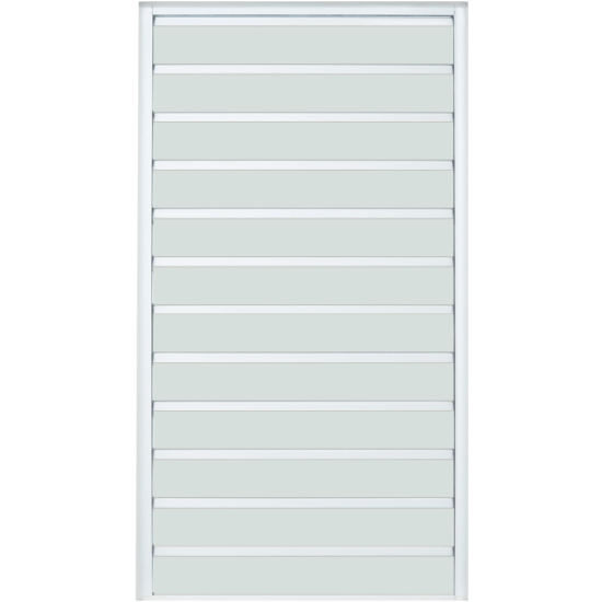 Ventana de Lama 4″ en Aluminio Blanco – MG Inter / Space