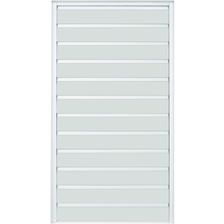 Ventana de Lama 4″ en Aluminio Blanco – MG Inter / Space