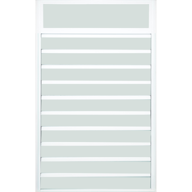 Ventana de Lama 4″ Old San Juan en Aluminio Blanco – MG Inter / Space