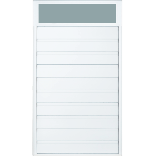Ventana de Lama 4″ Sólida Old San Juan en Aluminio Blanco – MG Inter ...